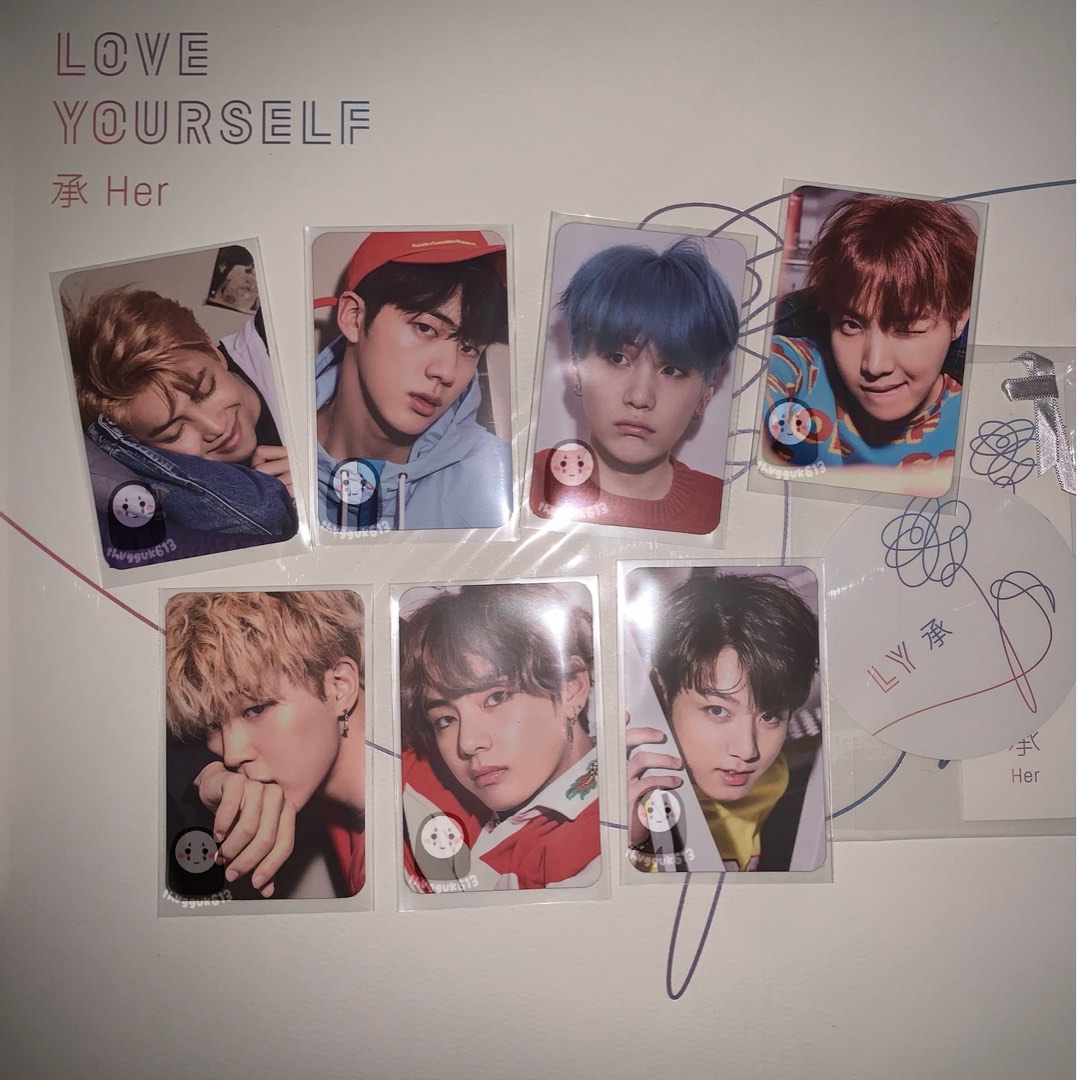 BTS Love Yourself Vinyl Namjoon RM Seokjin Jin Yoongi Suga Agust D Hobi ...