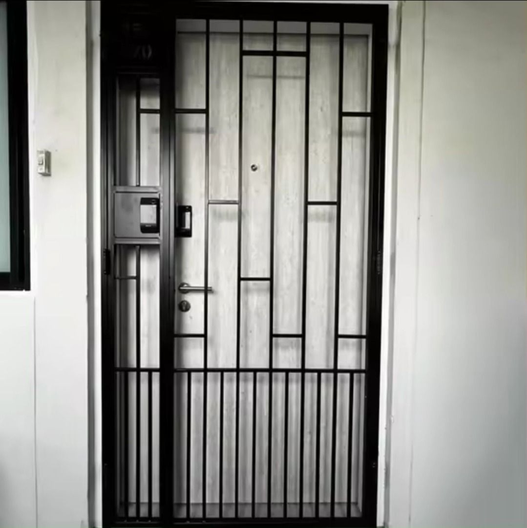 BUDGET LINE MILD STEEL HDB GATE , Furniture & Home Living, Security ...