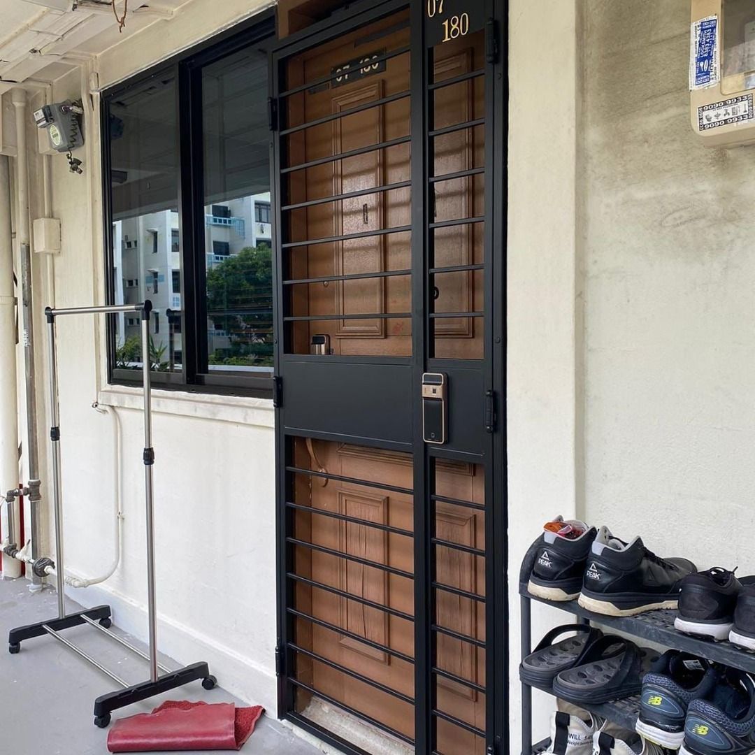 BUDGET LINE MILD STEEL HDB GATE , Furniture & Home Living, Security ...
