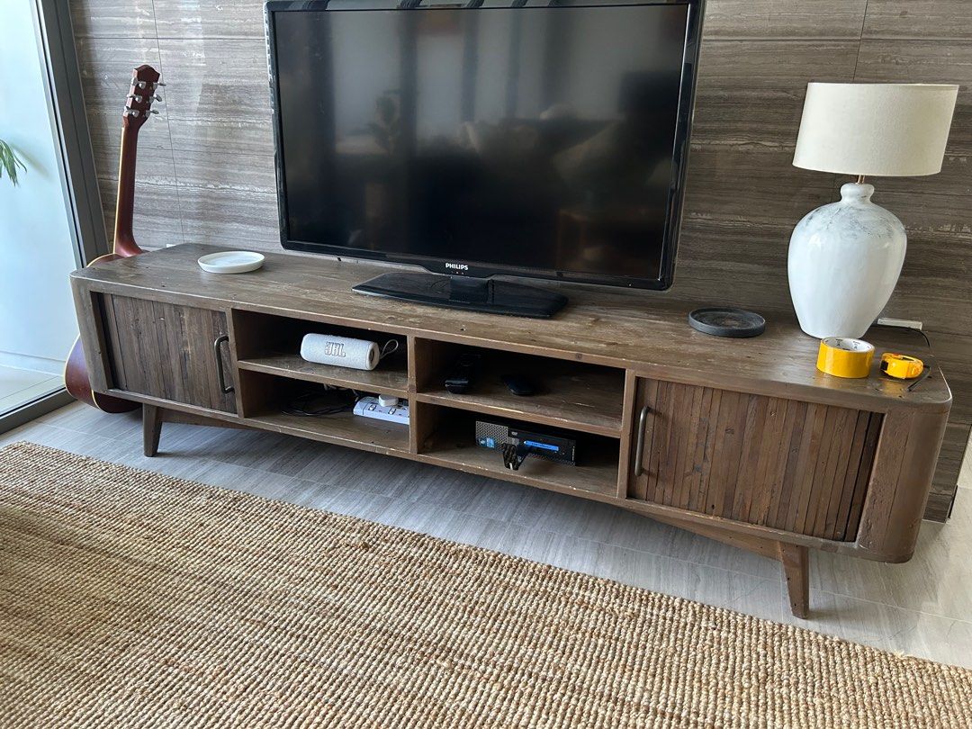 Castlery TV unit console, Furniture & Home Living, Furniture, TV ...
