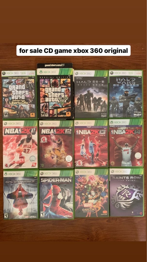 CD GAME XBOX 360 ORIGINAL ADA BANYAK BOLEH DI TANYA LGI NYARI GAME APA ...