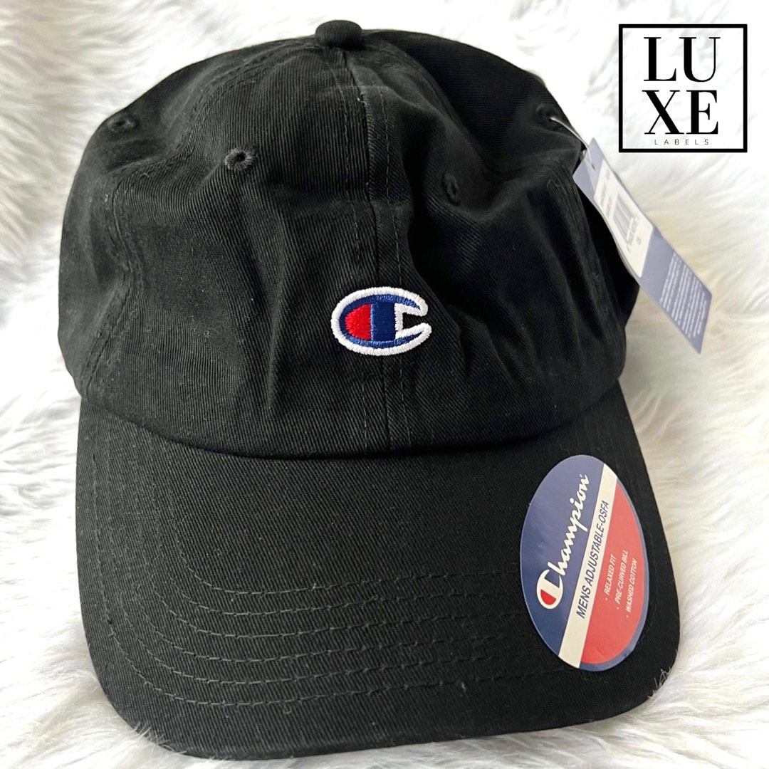 Champion Cap. Black, Men's Fashion, Watches & Accessories, Caps & Hats ...