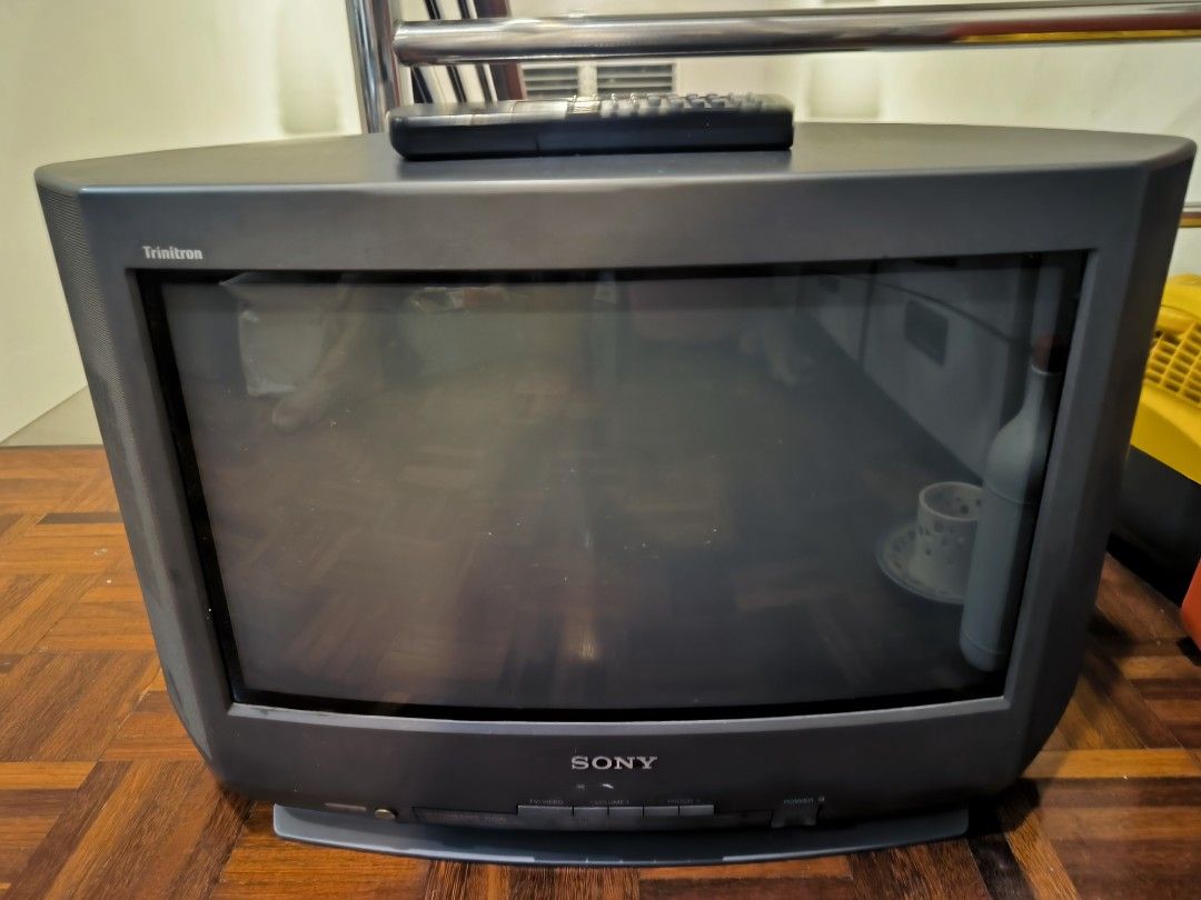 Wide Screen Sony Trinitron Retro Gaming Console TV PS1 PS2 PS3, TV ...