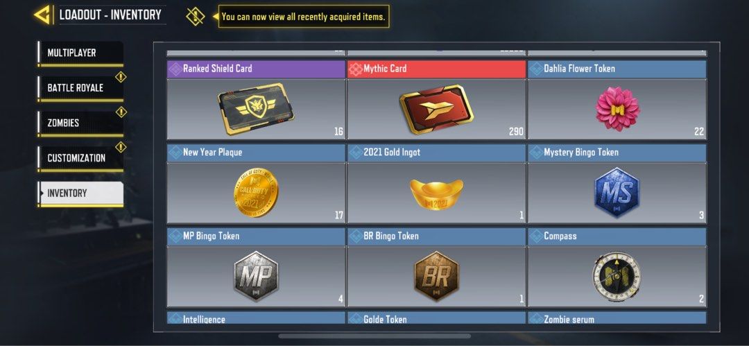 Codm acc 3 mythics 16 legends, Video Gaming, Gaming Accessories, In ...