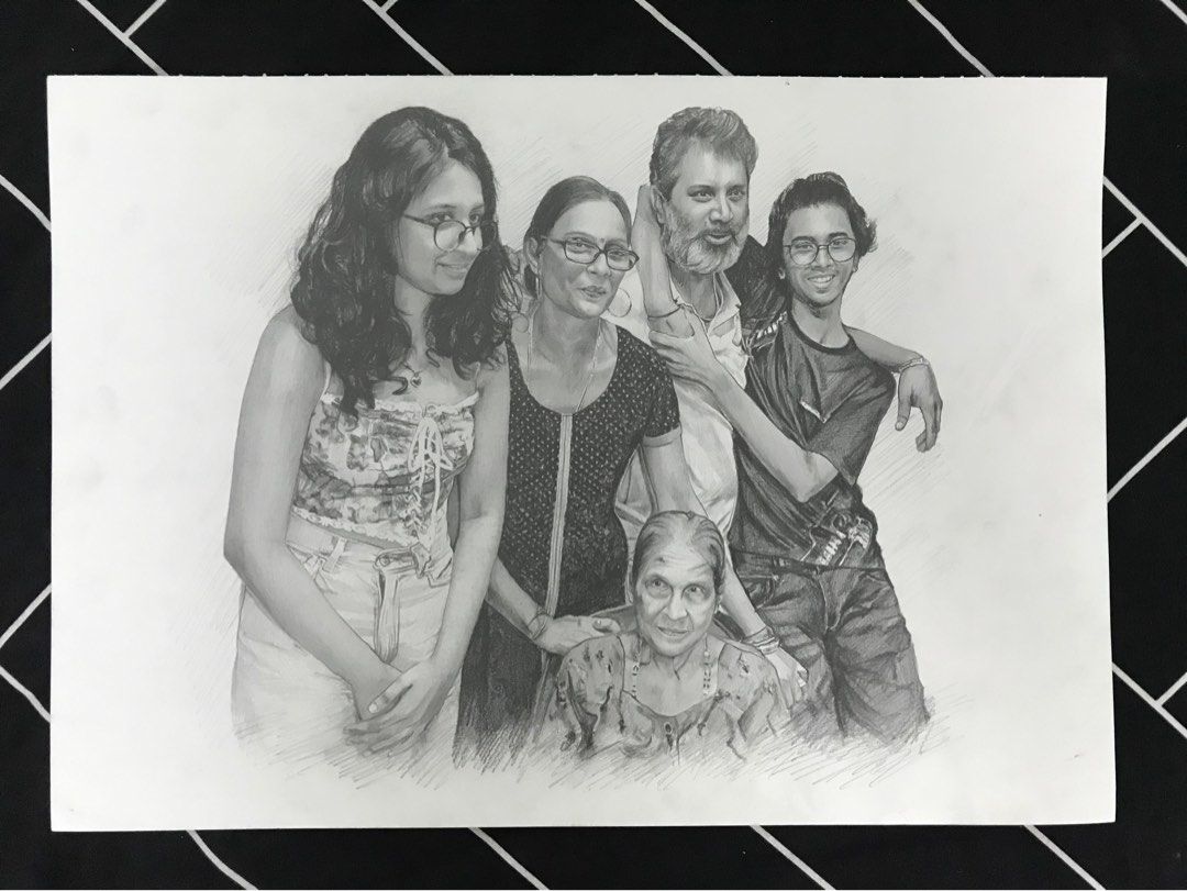 Commission Drawing Portrait, Hobbies & Toys, Stationery & Craft, Art ...