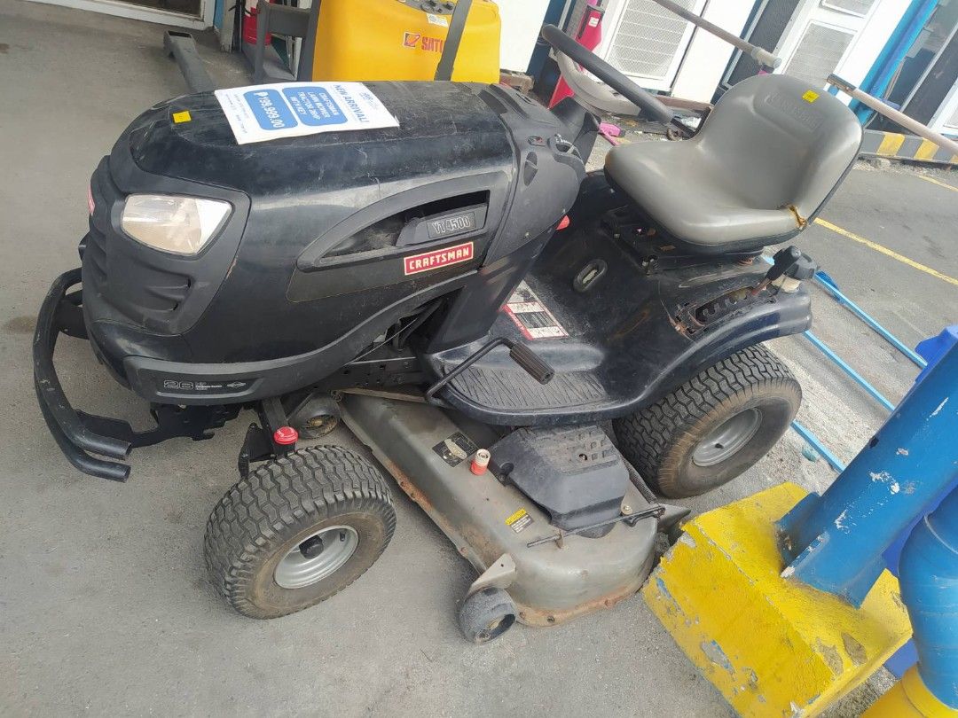 CRAFTSMAN Ride on lawn mowwer model;YT 4500 26HP, Furniture & Home ...