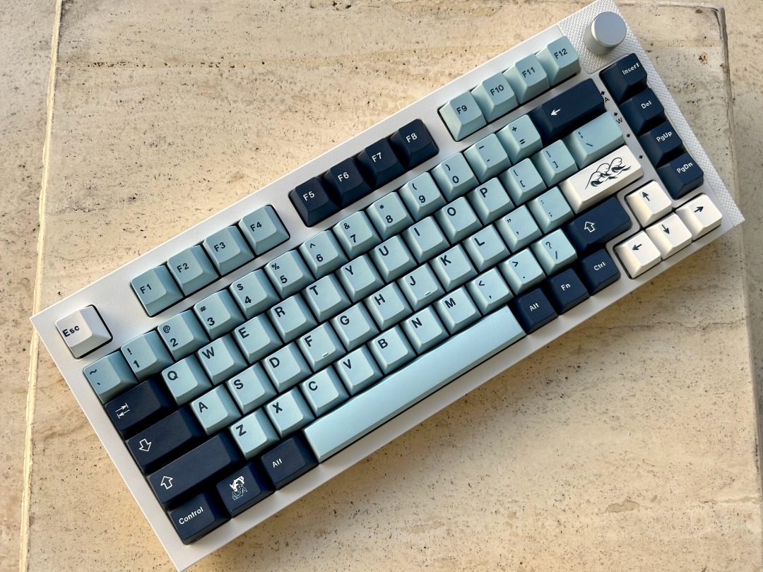Creamy 75% Mechanical Keyboard With Knob - Wired, Computers & Tech ...