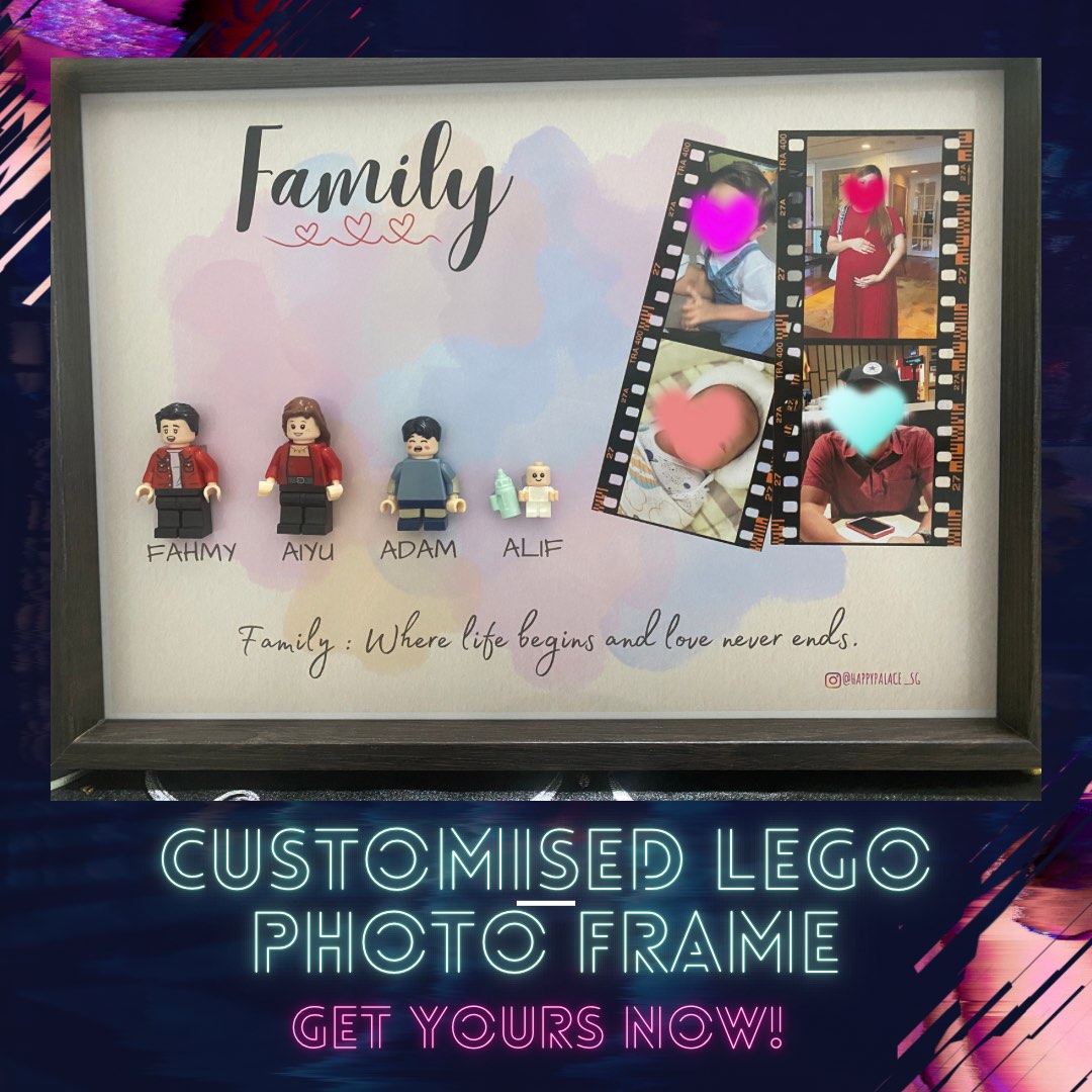 Customised Lego Photo Frame, Hobbies & Toys, Stationery & Craft ...