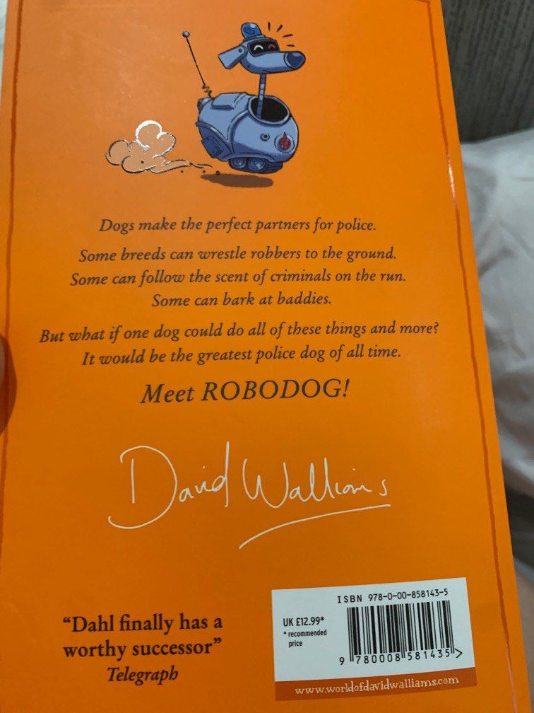 David Walliams Robodog, Hobbies & Toys, Books & Magazines, Children's ...