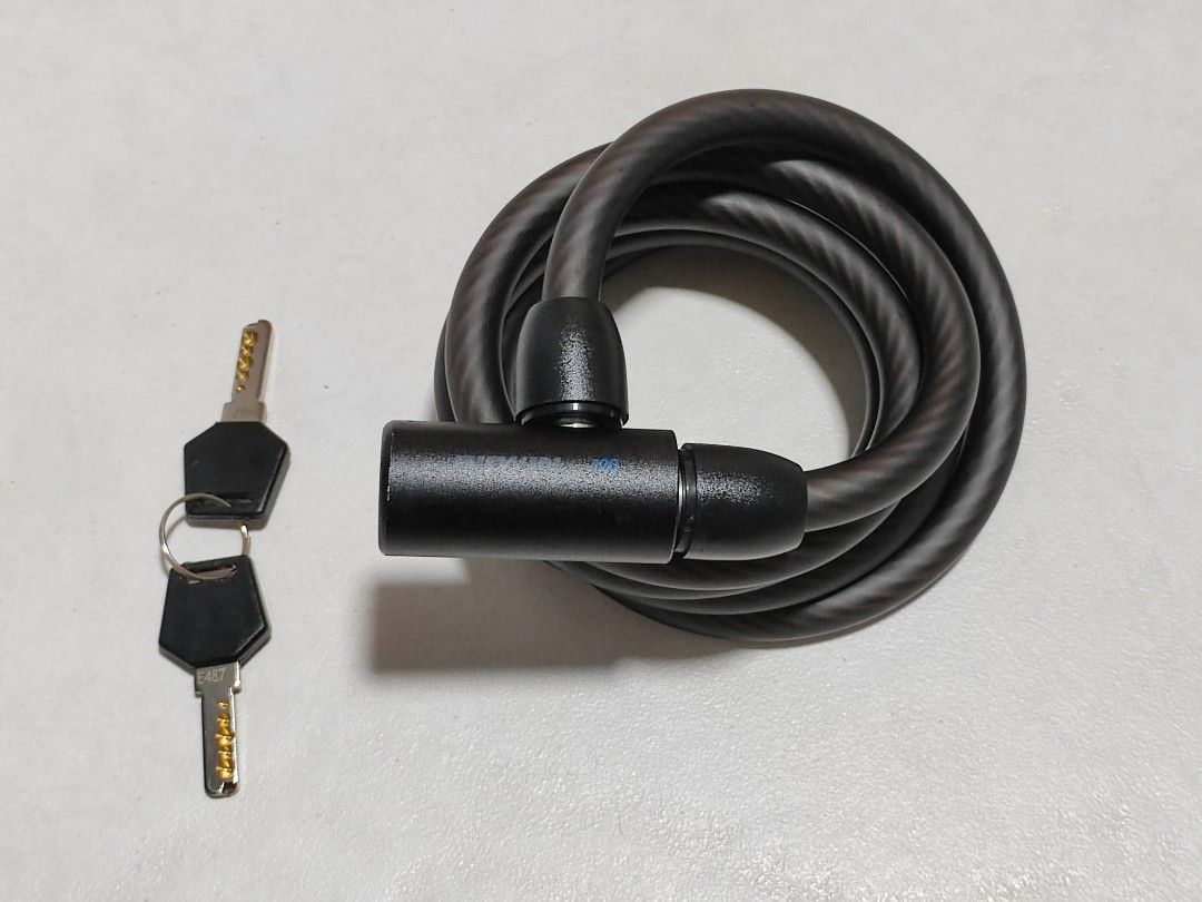 Decathlon bike lock, Sports Equipment, Bicycles & Parts, Parts ...