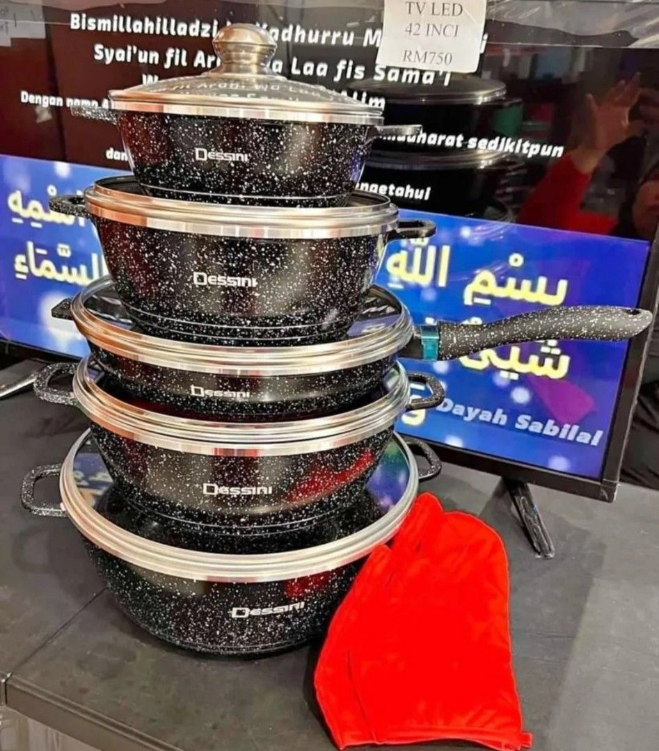 DESSINI COOKWARE SET 12PC on Carousell