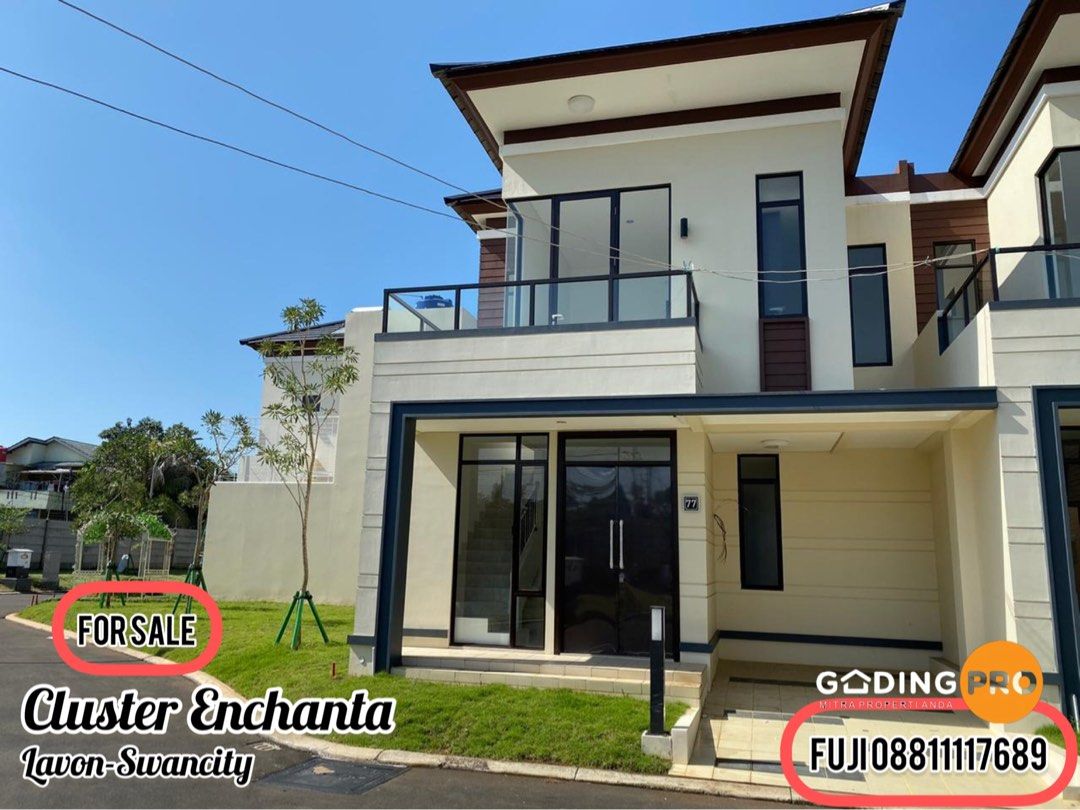 DiJual Cepat Rumah Cluster Enchanta Lavon Swancity, Properti, Dijual di ...
