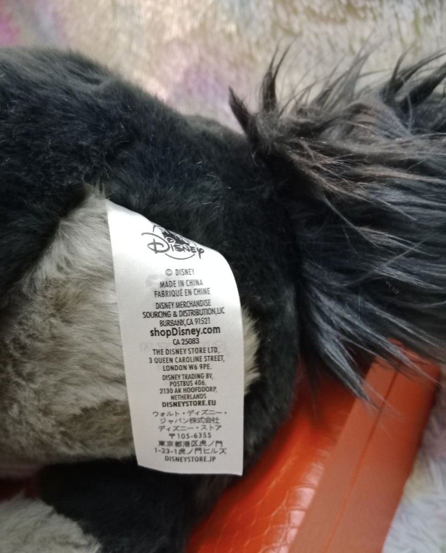 Disney lucifer cat Cinderella long tail Softtoys, Hobbies & Toys, Toys ...