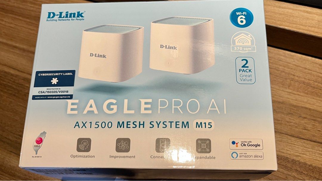 D-Link Eagle Pro AI Mesh AX1500 2 nodes, Computers & Tech, Parts ...
