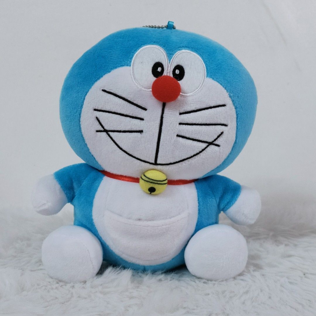 Doraemon Plushie with Small Towel/Hankerchief on Carousell