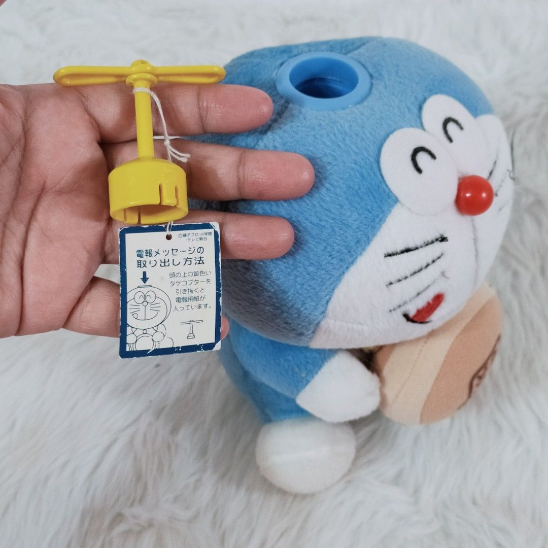 Doraemon Plushie with Storage, Hobbies & Toys, Toys & Games on Carousell