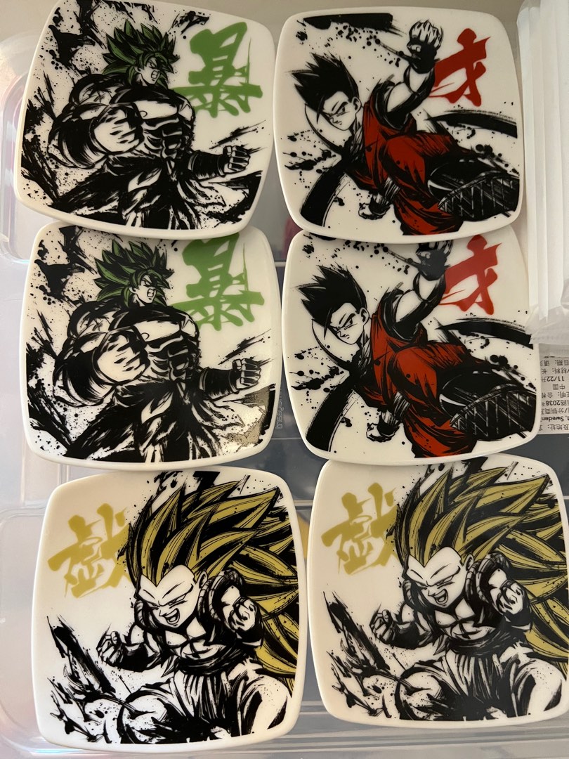 Dragon ball super /dbz plates, Hobbies & Toys, Stationery & Craft, Art ...