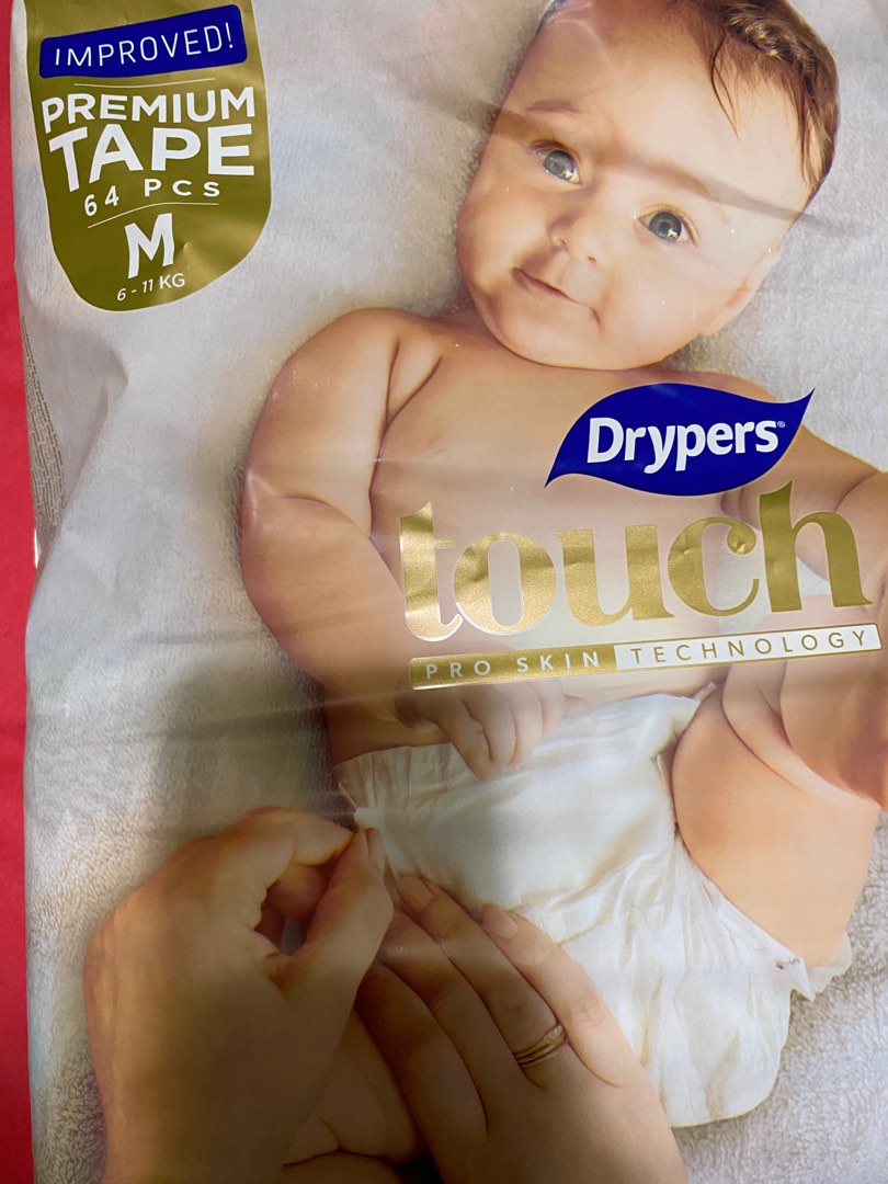 Drypers touch diapers M, Babies & Kids, Bathing & Changing, Diapers ...