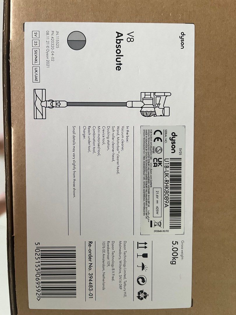 Dyson V8 Absolute, Furniture & Home Living, Cleaning & Homecare ...