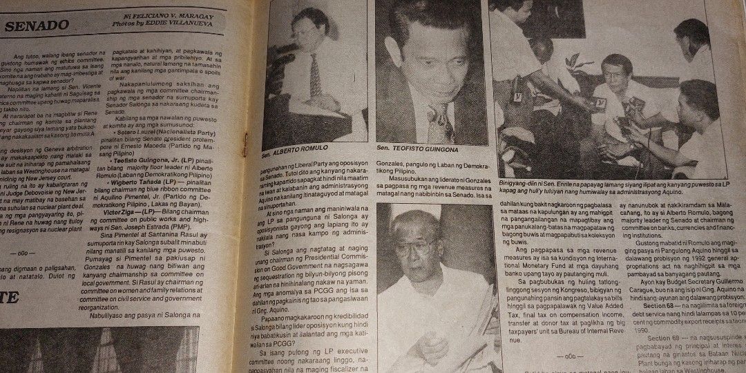 Enero 12 1992 Mrs. Celia Diaz Laurel Salvador Laurel Collectible ...