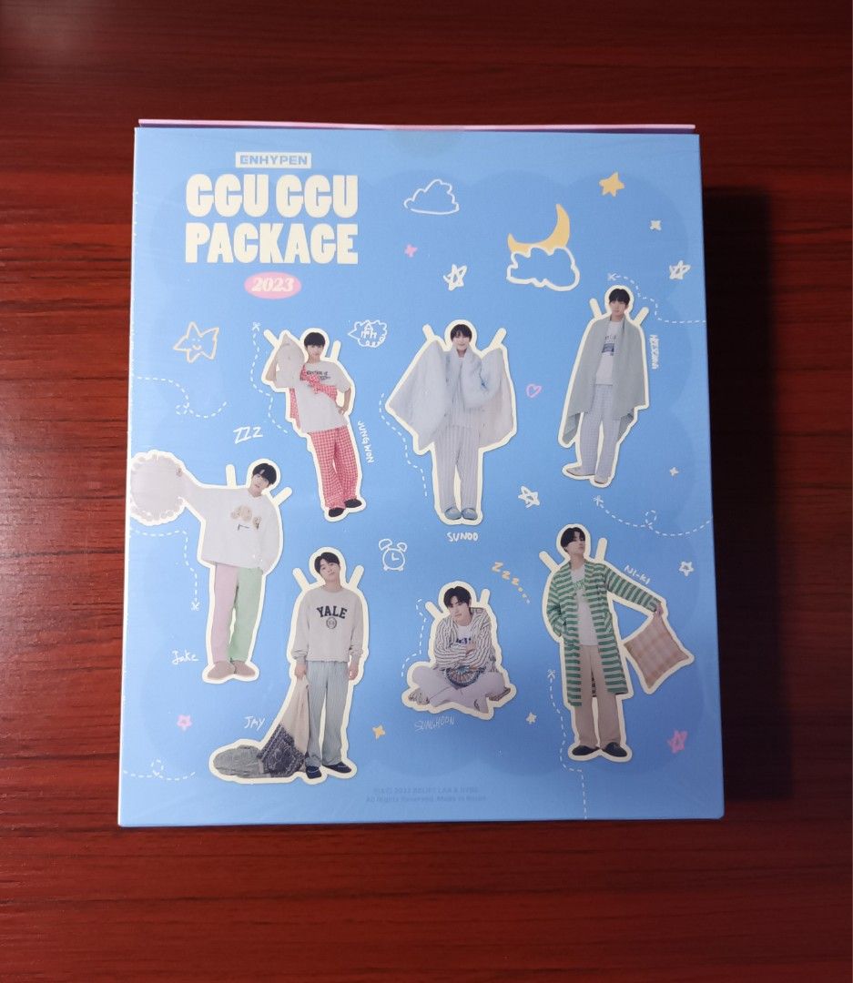 Enhypen Ggu Ggu Package 2023 Sealed with POB, Hobbies & Toys ...