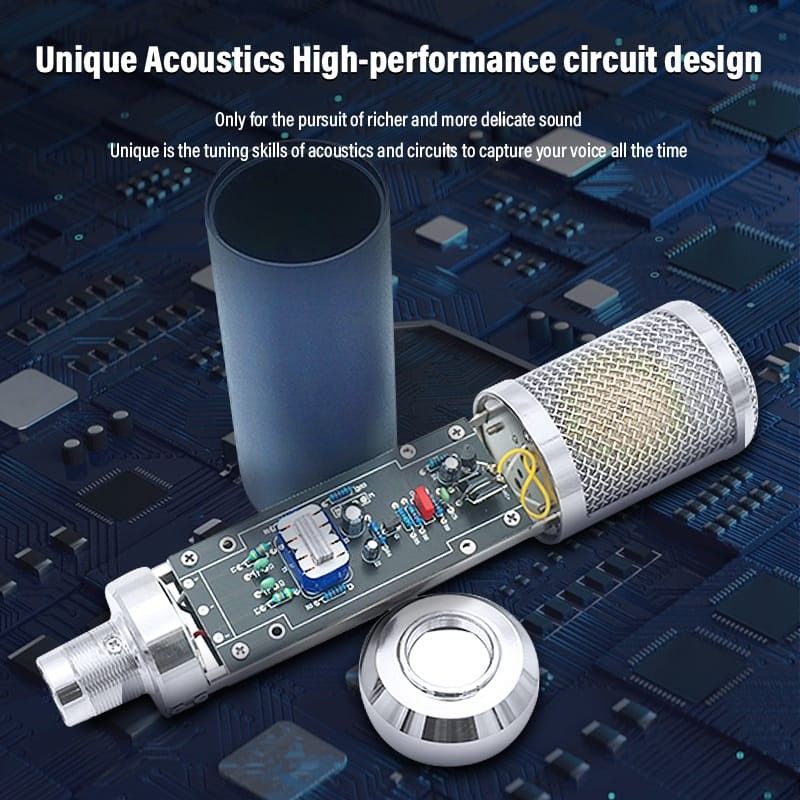 F22 Condensor Microphone + V8 Sound Card Set, Audio, Microphones on ...