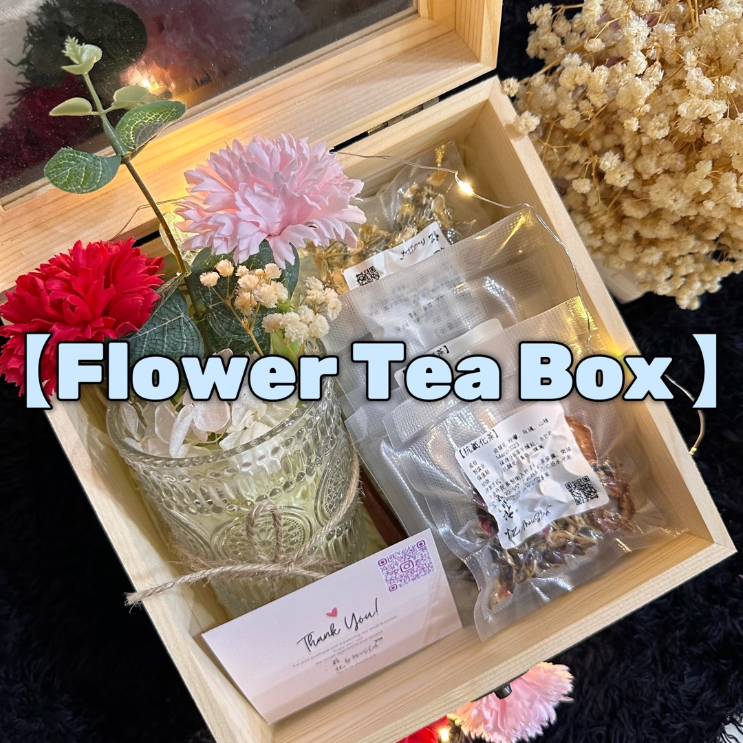 Flower Tea Gift Box, Food & Drinks, Other Food & Drinks on Carousell