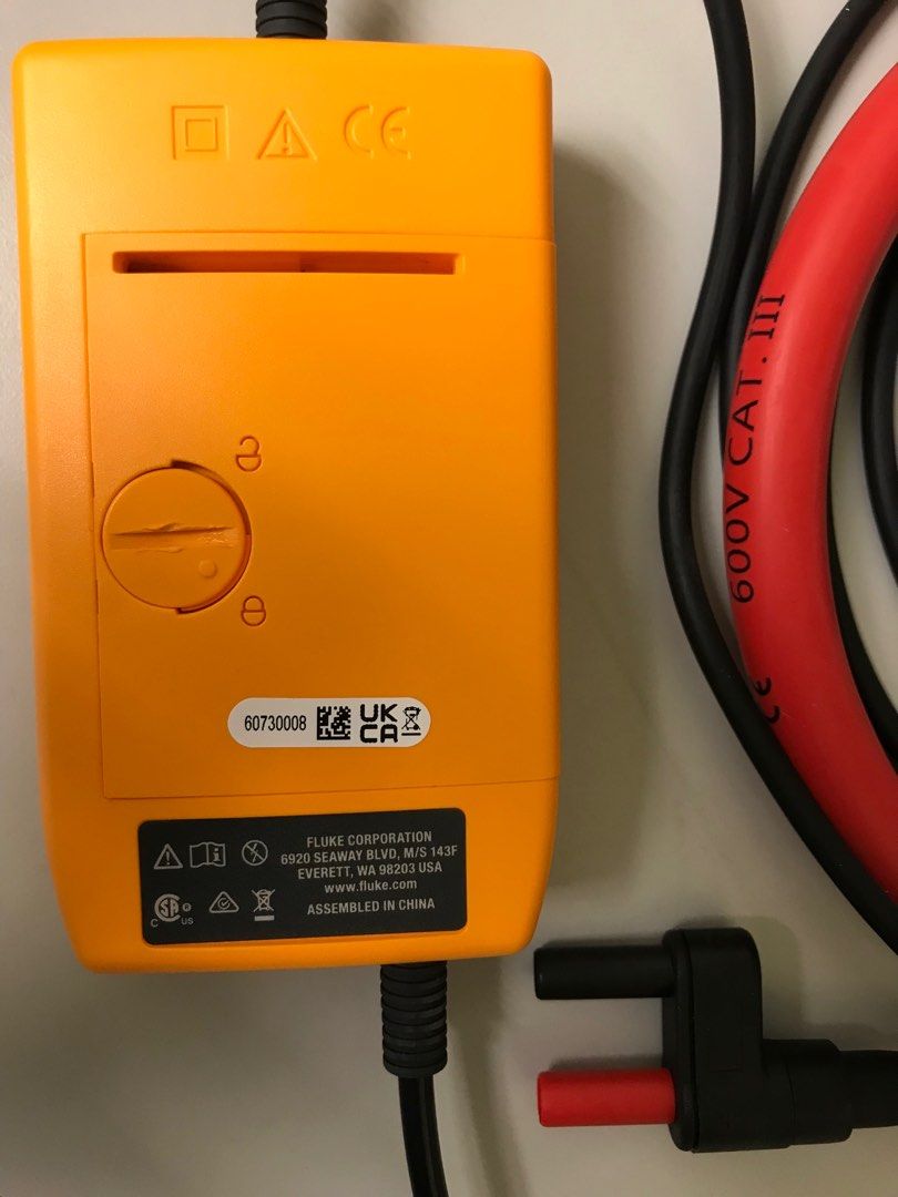 Fluke i2000 Current Probe, AC, Rogowski Coil Adapter, 2kA ac AC Max, 電腦 ...
