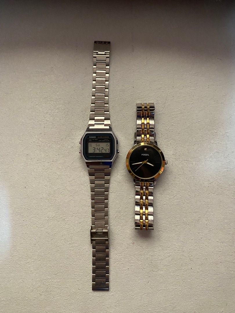 FOSSIL AND CASIO WATCH (BUNDLE) on Carousell
