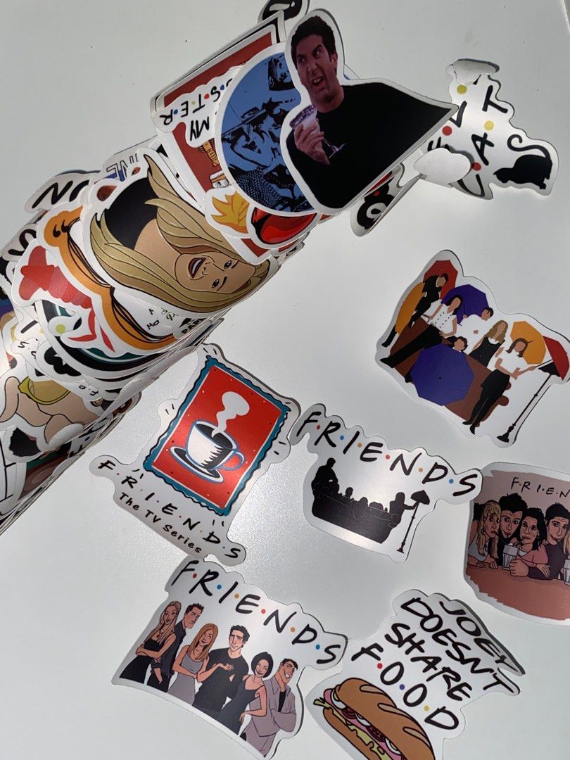 FRIENDS TV Show Stickers, Hobbies & Toys, Stationery & Craft ...