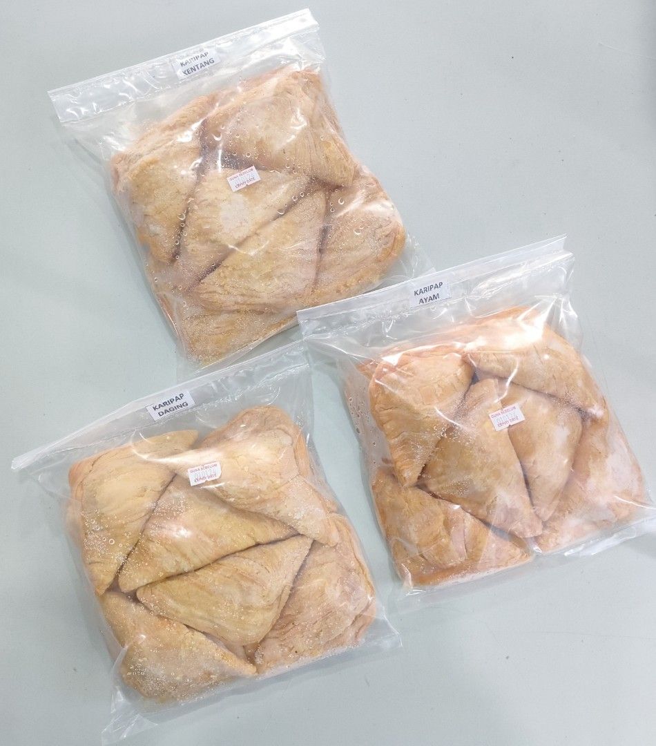 Frozen Karipap Bai, Food & Drinks, Chilled & Frozen Food on Carousell