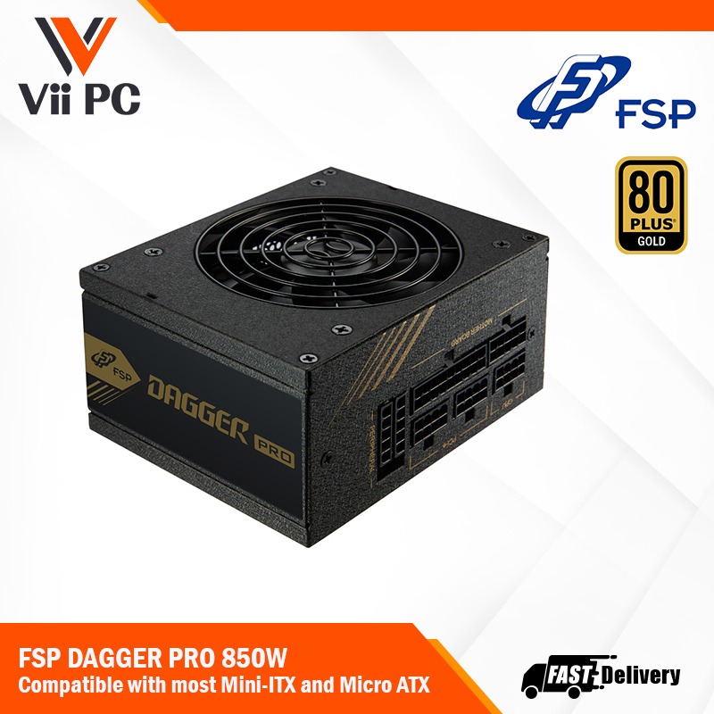 [INSTOCK] FSP Dagger Pro 850W | 80+ Gold SFX Full Modular Power Supply ...