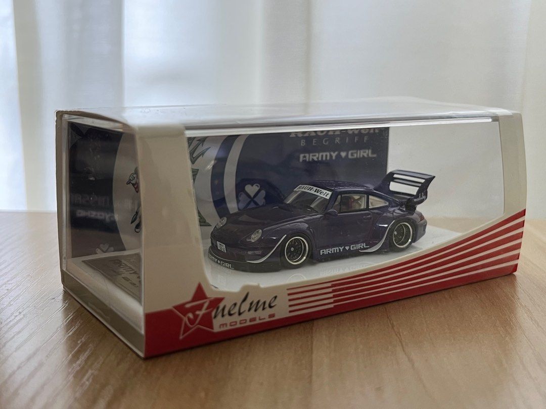Fuelme Porsche RWB 993 Army Girl Ver. 3 Purple 1/64 (BNIB), Hobbies ...