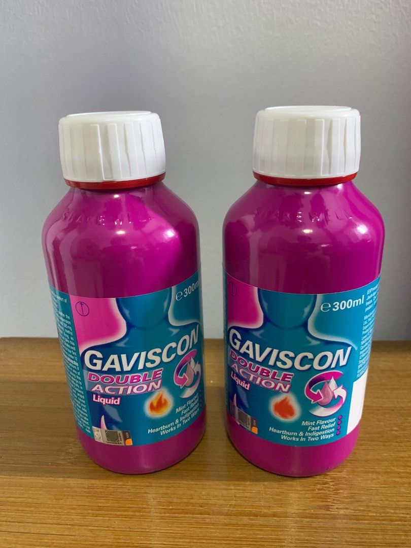 Gaviscon Double Action 300ml, Health & Nutrition, Health Supplements ...