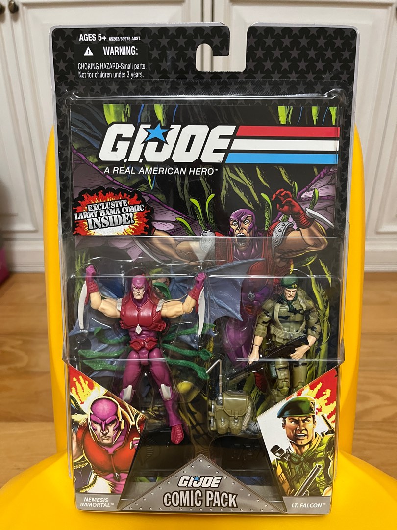GI Joe 25th anniversary comic pack Nemesis Immortal and Lt. Falcon on ...