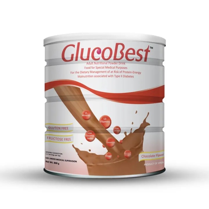 Glucobest Chocolate / Vanilla Flavor 800g Can Adult Nutritional Milk ...