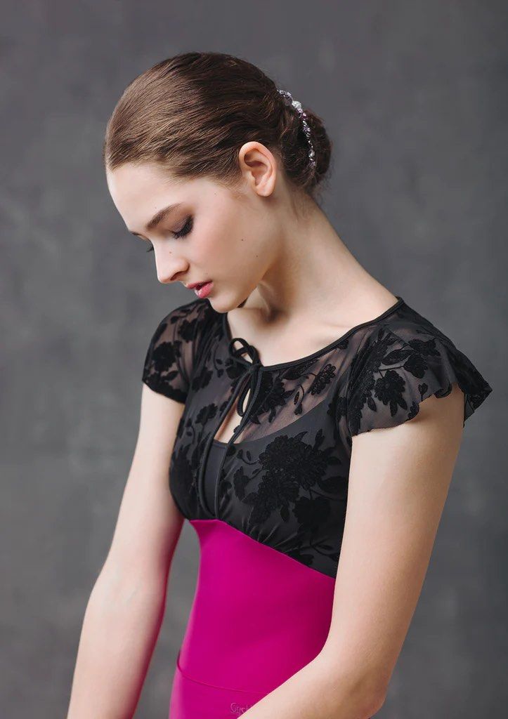 Grishko black pink leotard, Women's Fashion, Activewear on Carousell