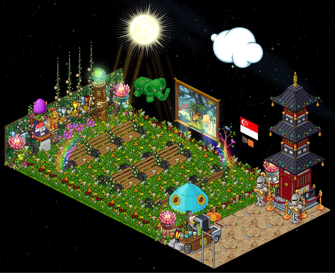 Habbo room, Video Gaming, Video Games, Others on Carousell