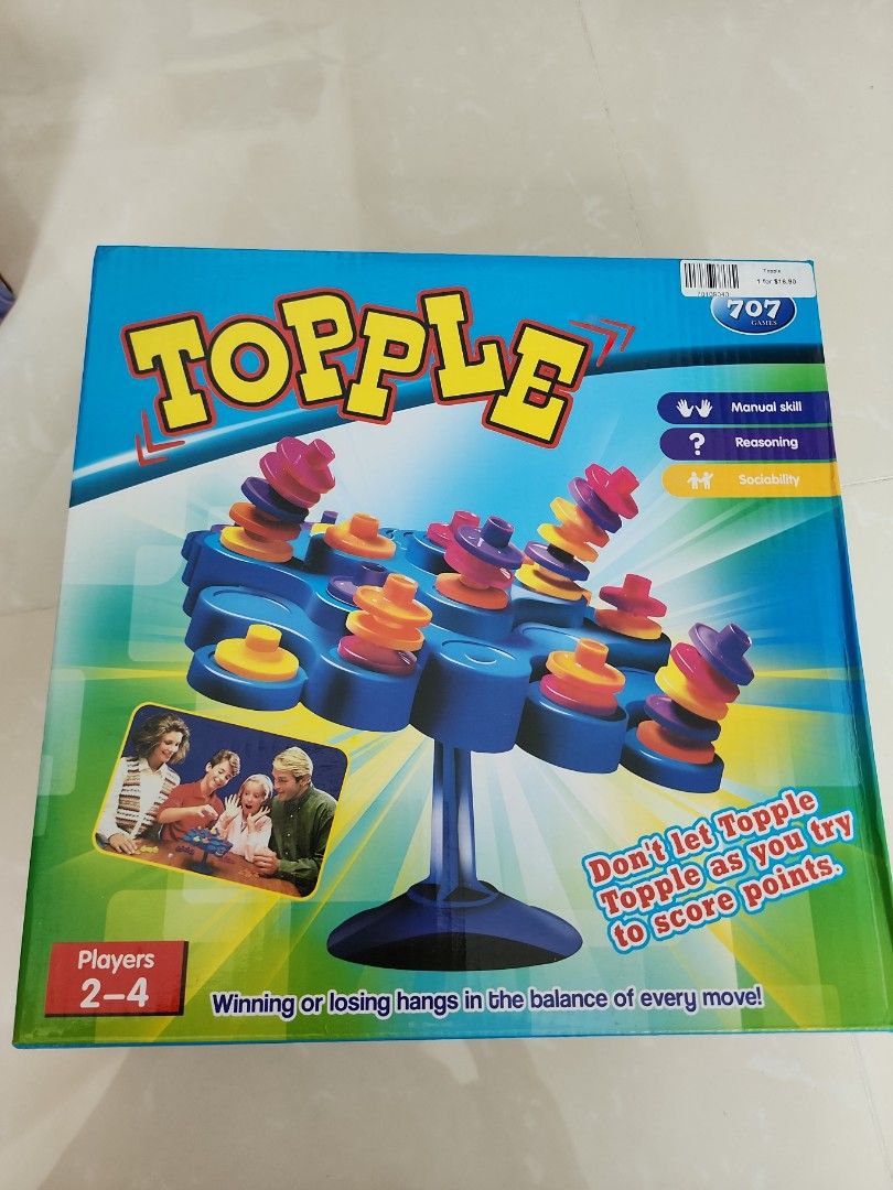 Hand brain eye coordination. Balance table top games. Topple, maze ball ...