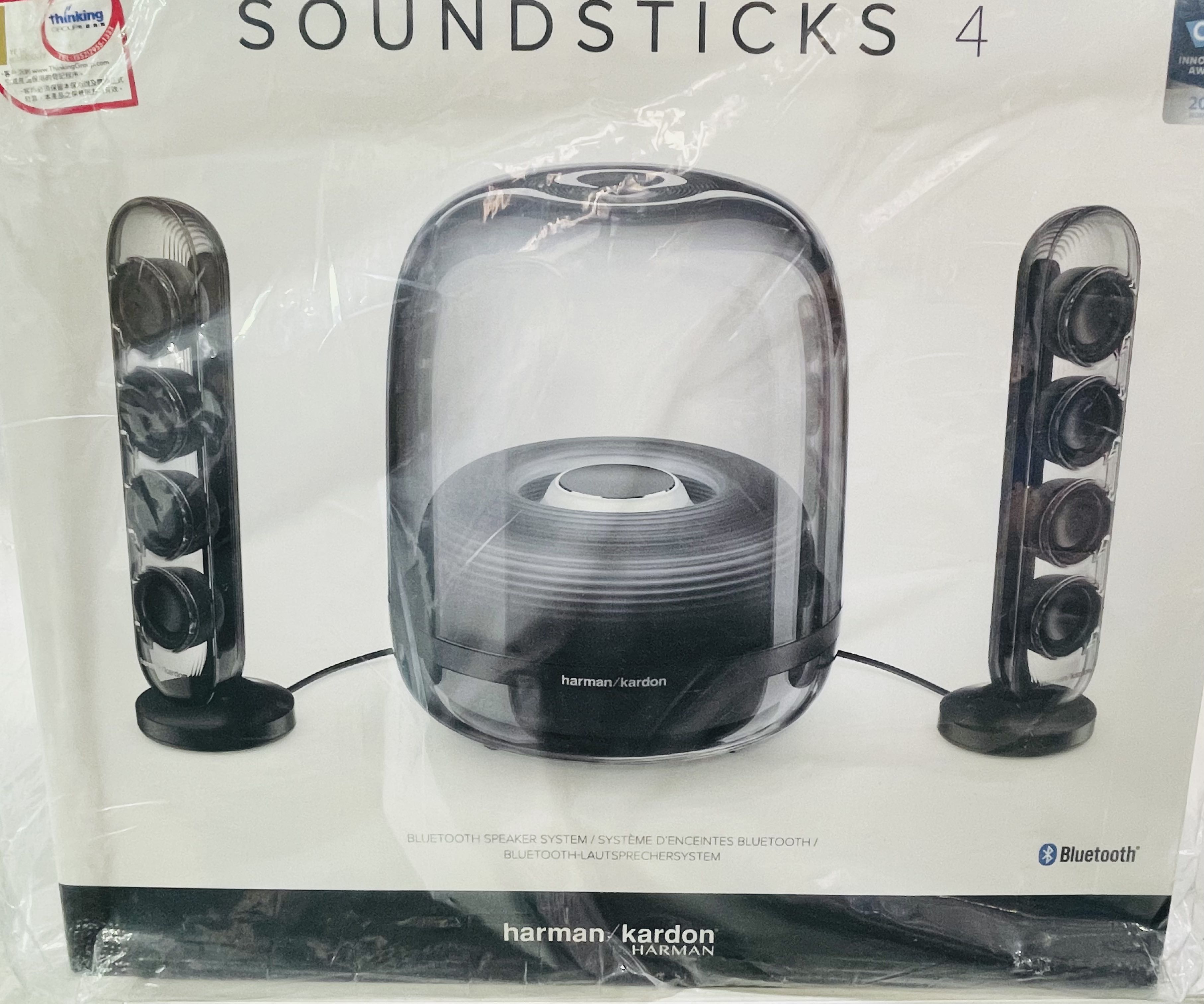 Harman Kardon SoundSticks 4 無線藍芽喇叭, 音響器材, Soundbar、揚聲器、藍牙喇叭、耳擴 - Carousell