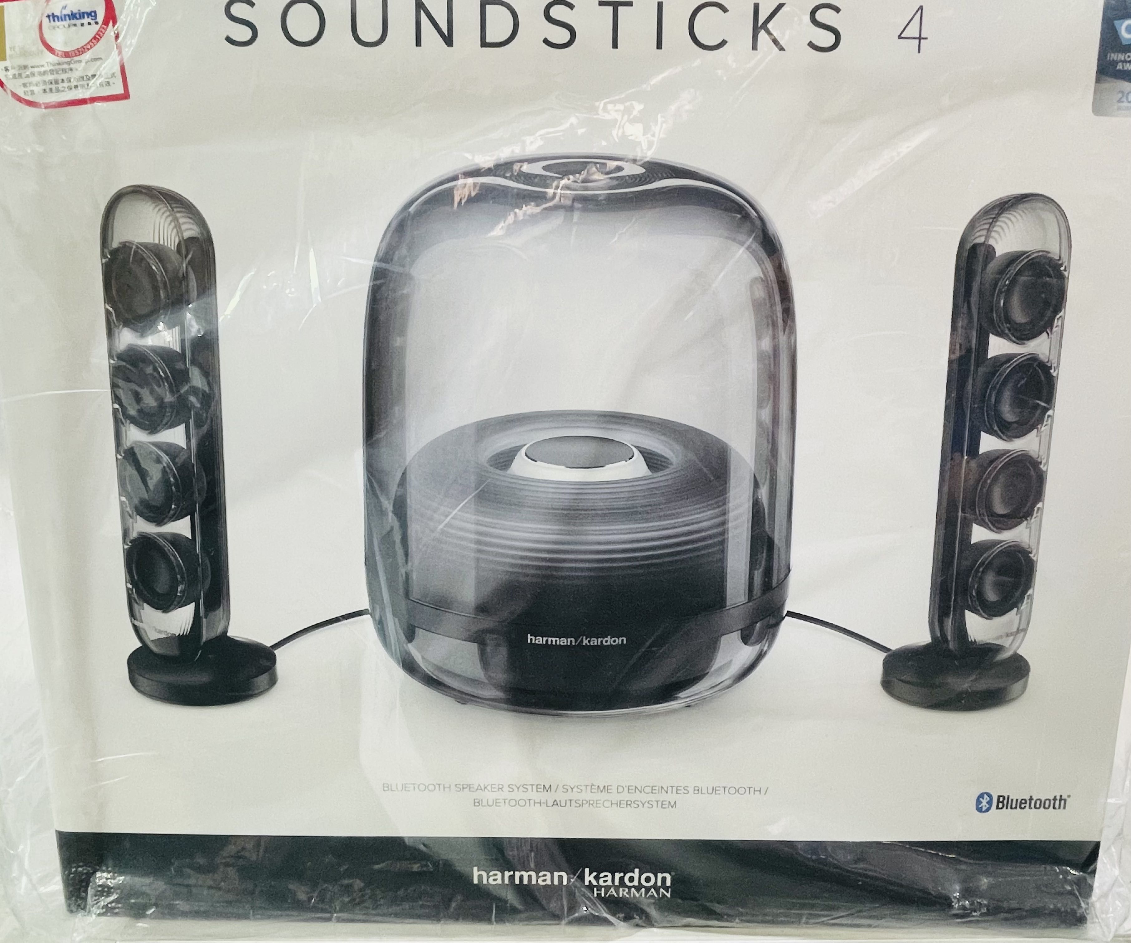 Harman Kardon SoundSticks 4 無線藍芽喇叭, 音響器材, Soundbar、揚聲器、藍牙喇叭、耳擴 - Carousell