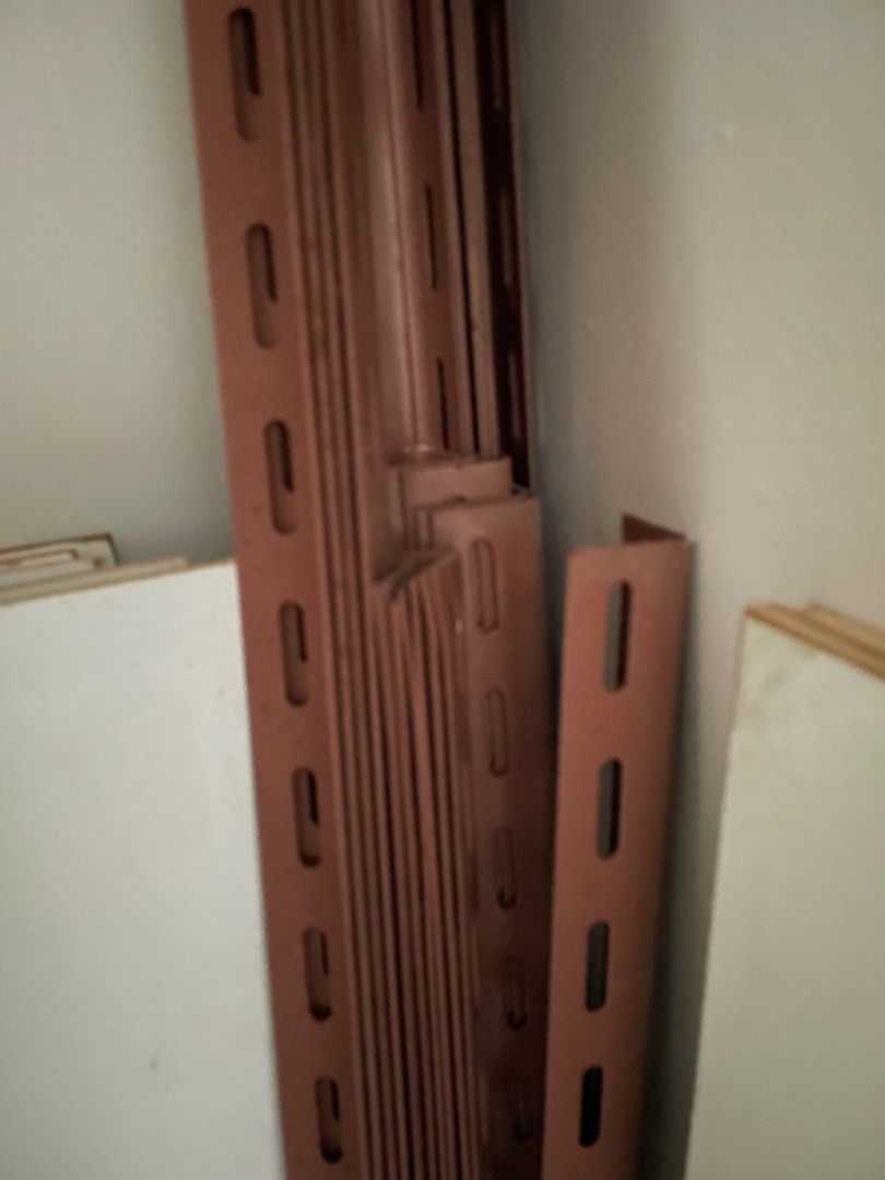 Hdb bomb shelter L shape shelf rack 4 layer pristine, Furniture & Home ...