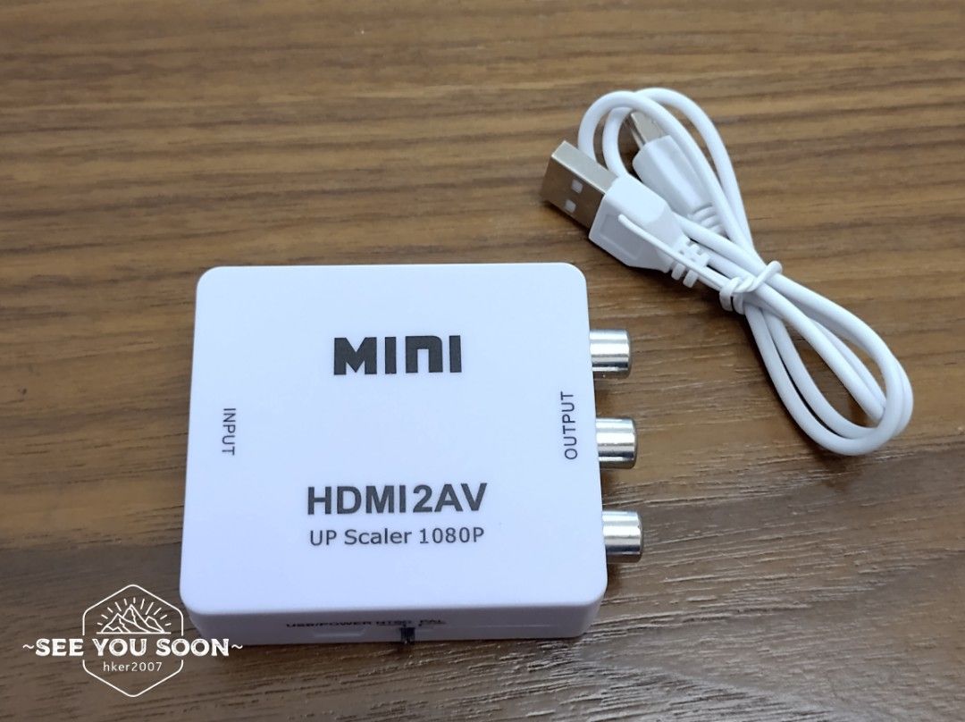 HDMI to AV HD Video Converter HDMI2AV, 家庭電器, 電視 & 其他娛樂, 串流媒體及集線器 ...