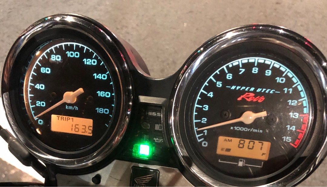 Honda CB 400 Revo S4 black edition engine Hyper Vtec white SF superfour ...