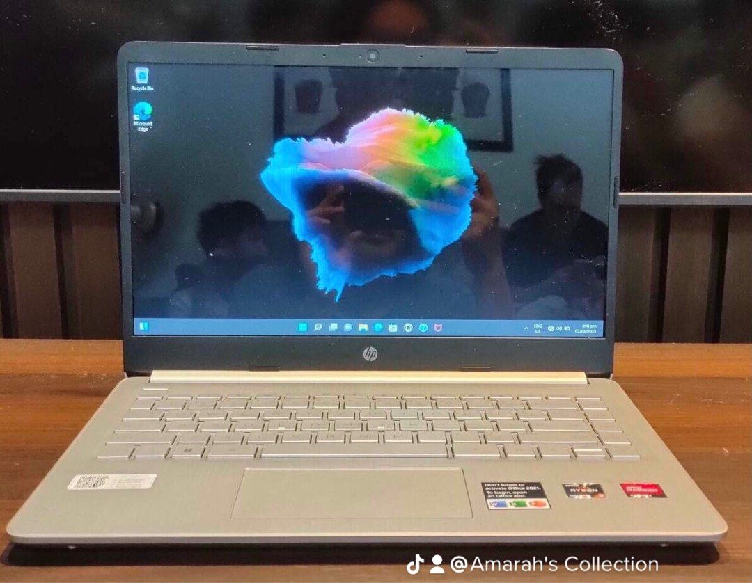 HP AMD Ryzen 3 5300U with Radeon Graphics (8CPUs),~ 2.6GHz 4GB RAM 256 ...