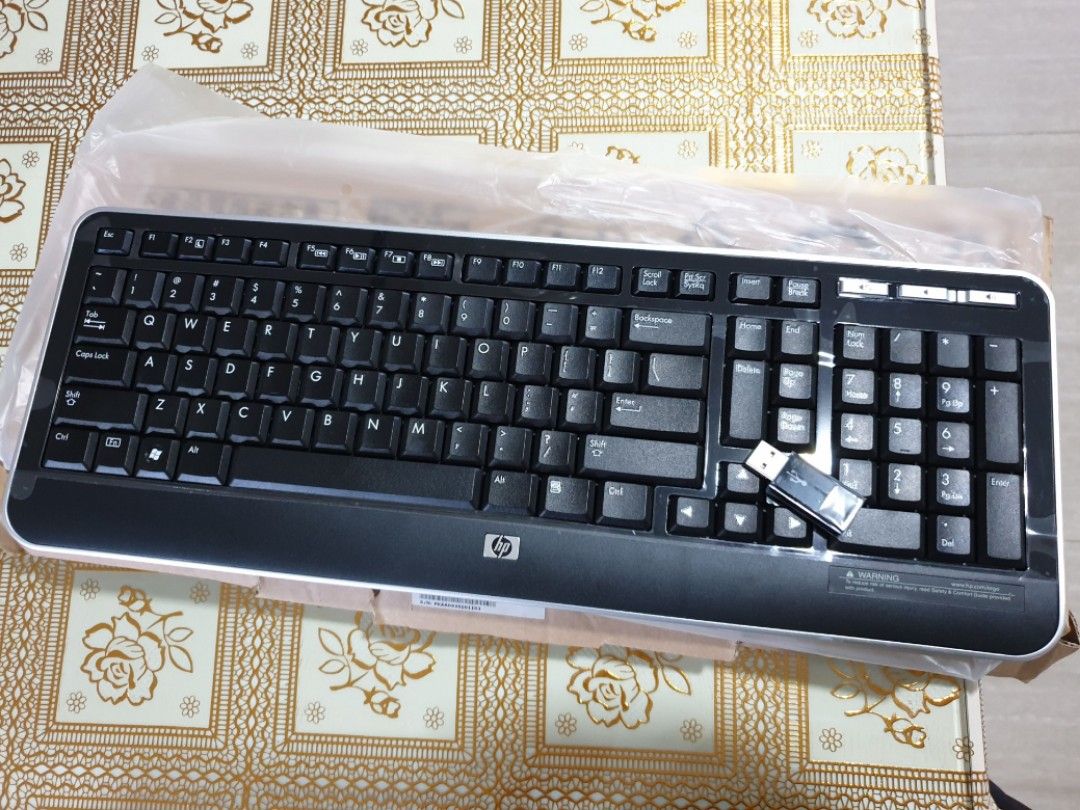 HP wireless keyboard, Computers & Tech, Parts & Accessories, Computer ...