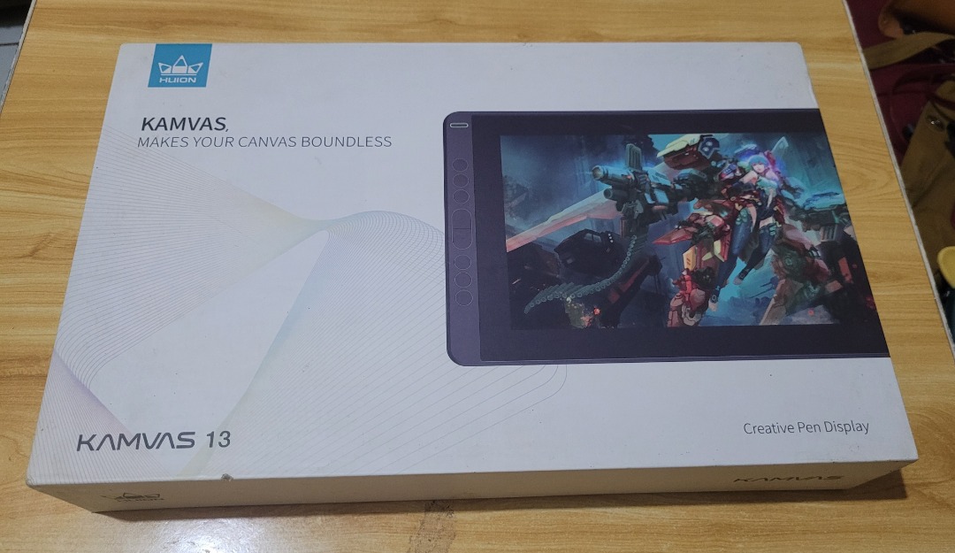 Huion Kamvas 13 with Huion Stand, Computers & Tech, Parts & Accessories ...