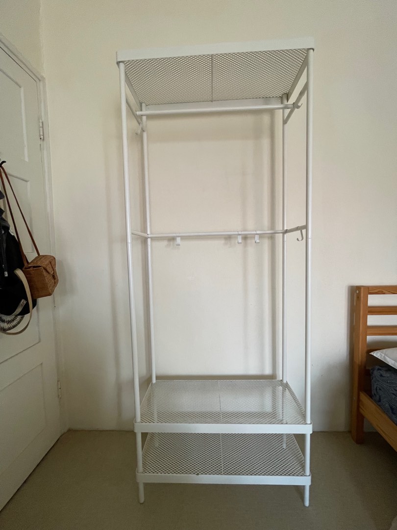 IKEA MACKAPAR clothes rack, Furniture & Home Living, Furniture, Shelves ...