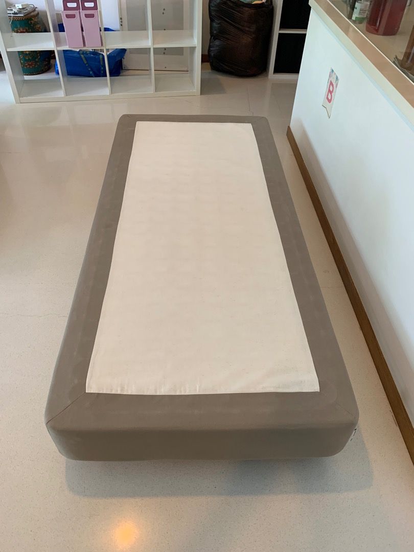 Ikea slatted mattress base, dark grey, 90x190 cm, Furniture & Home ...