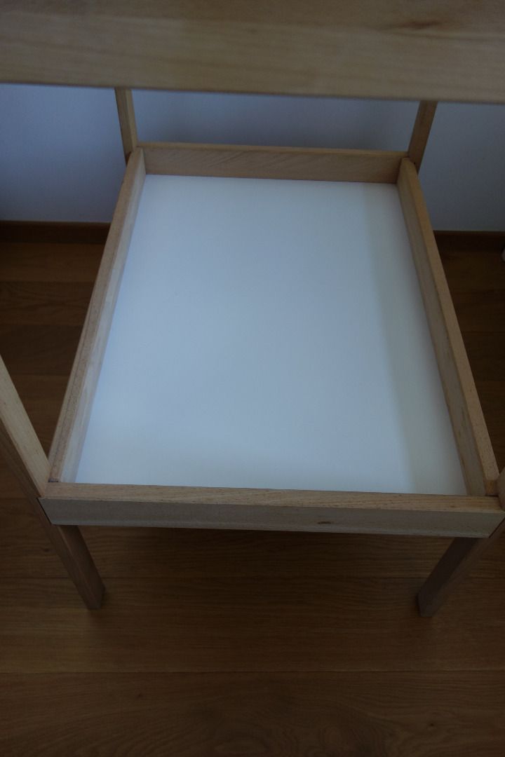 Ikea Sniglar changing table beech/white, Babies & Kids, Baby Nursery ...